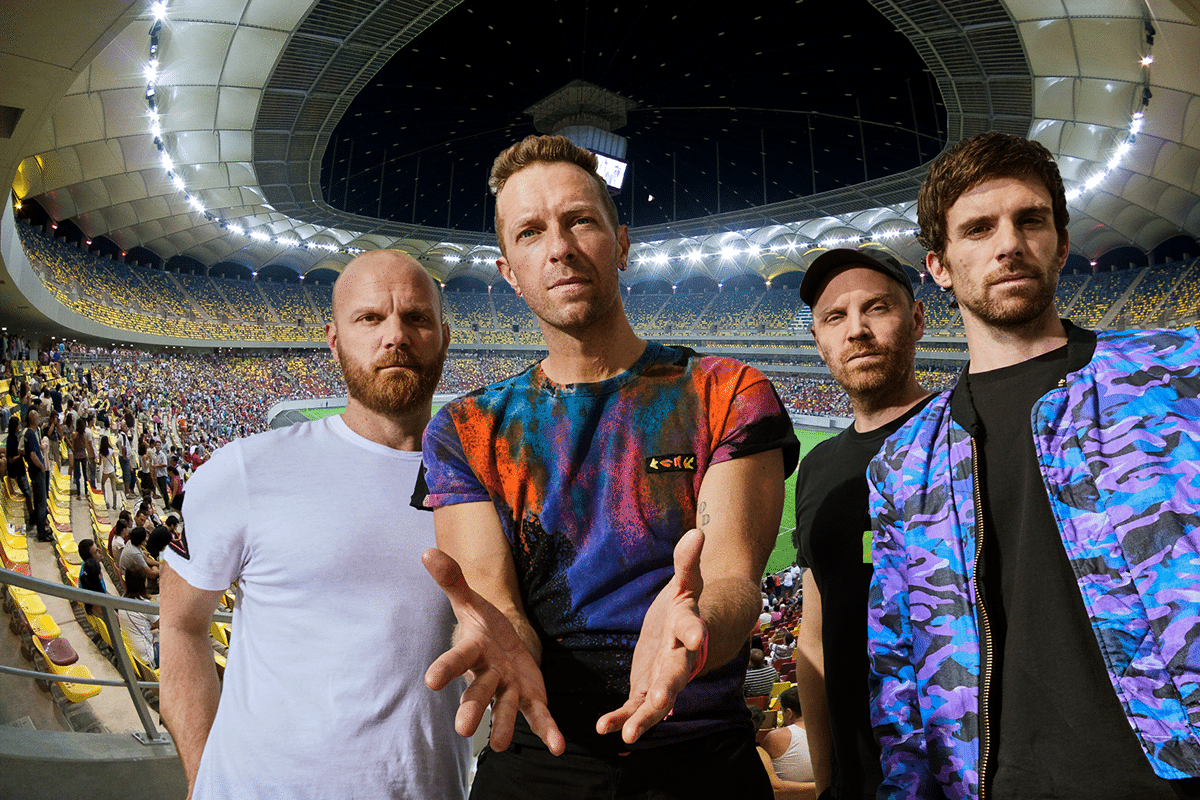 La concertul Coldplay, spectatorii au fost la un pas de pericol, unde ...
